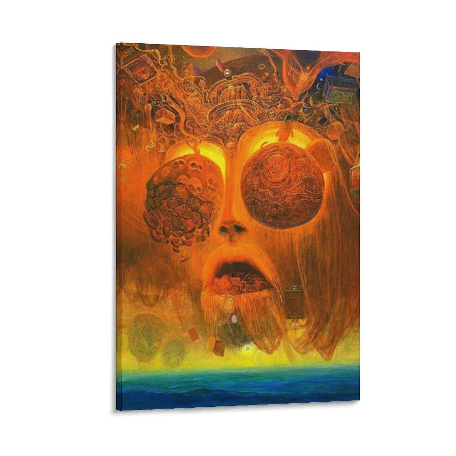 Zdzislaw Beksinski Painting Poster (90) Print Photo Art Painting Canvas ...