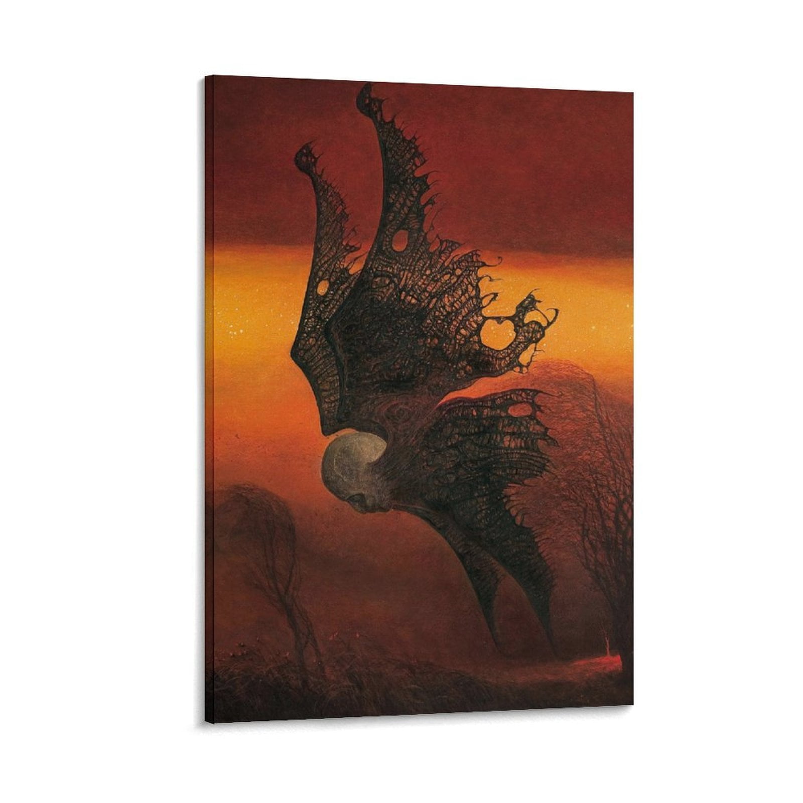 Zdzislaw Beksinski Surreal Shepherd Art Painting Children In Krakow ...