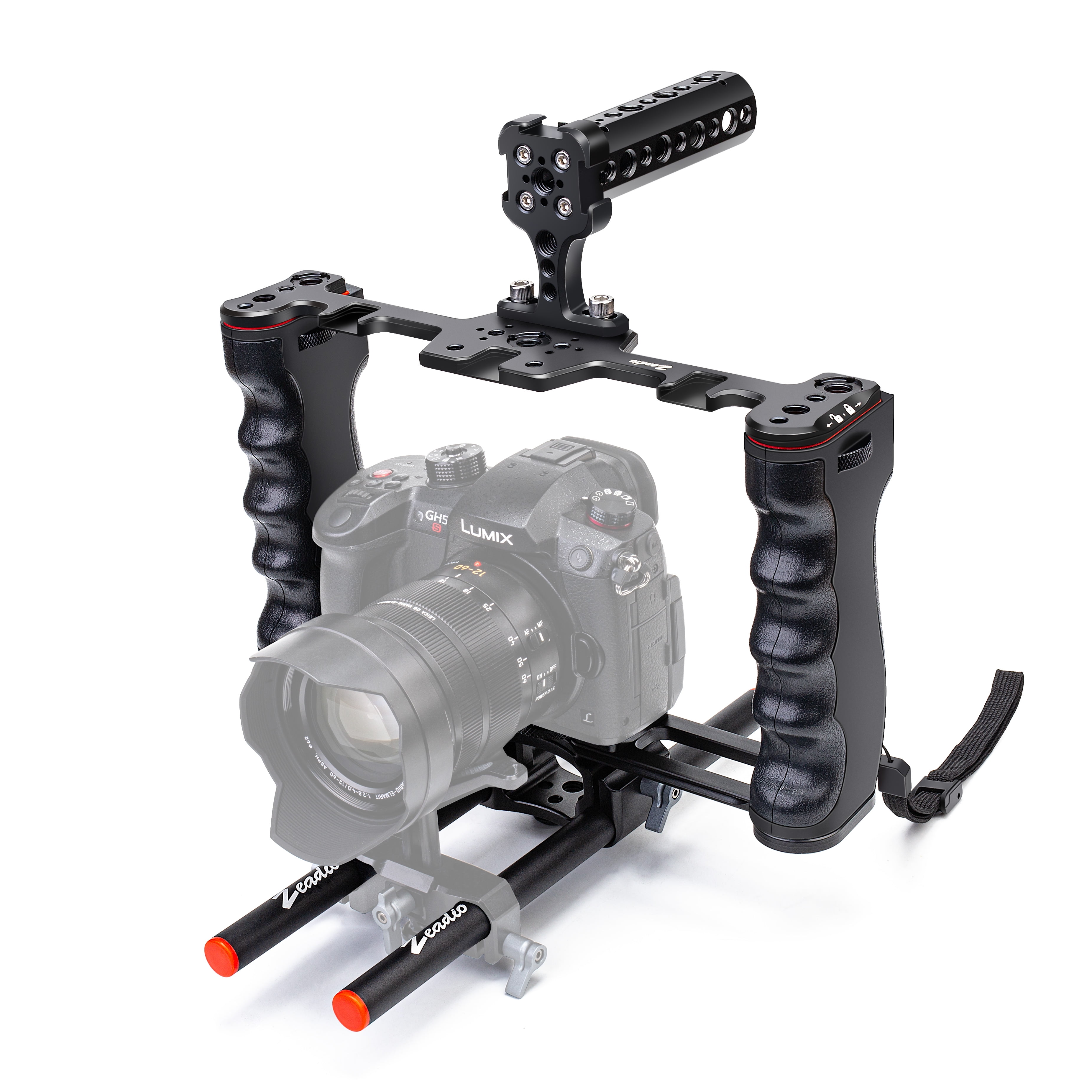 Zeadio Camera Video Rig Cage, Filmmaking Movie Making Kit with Top ...