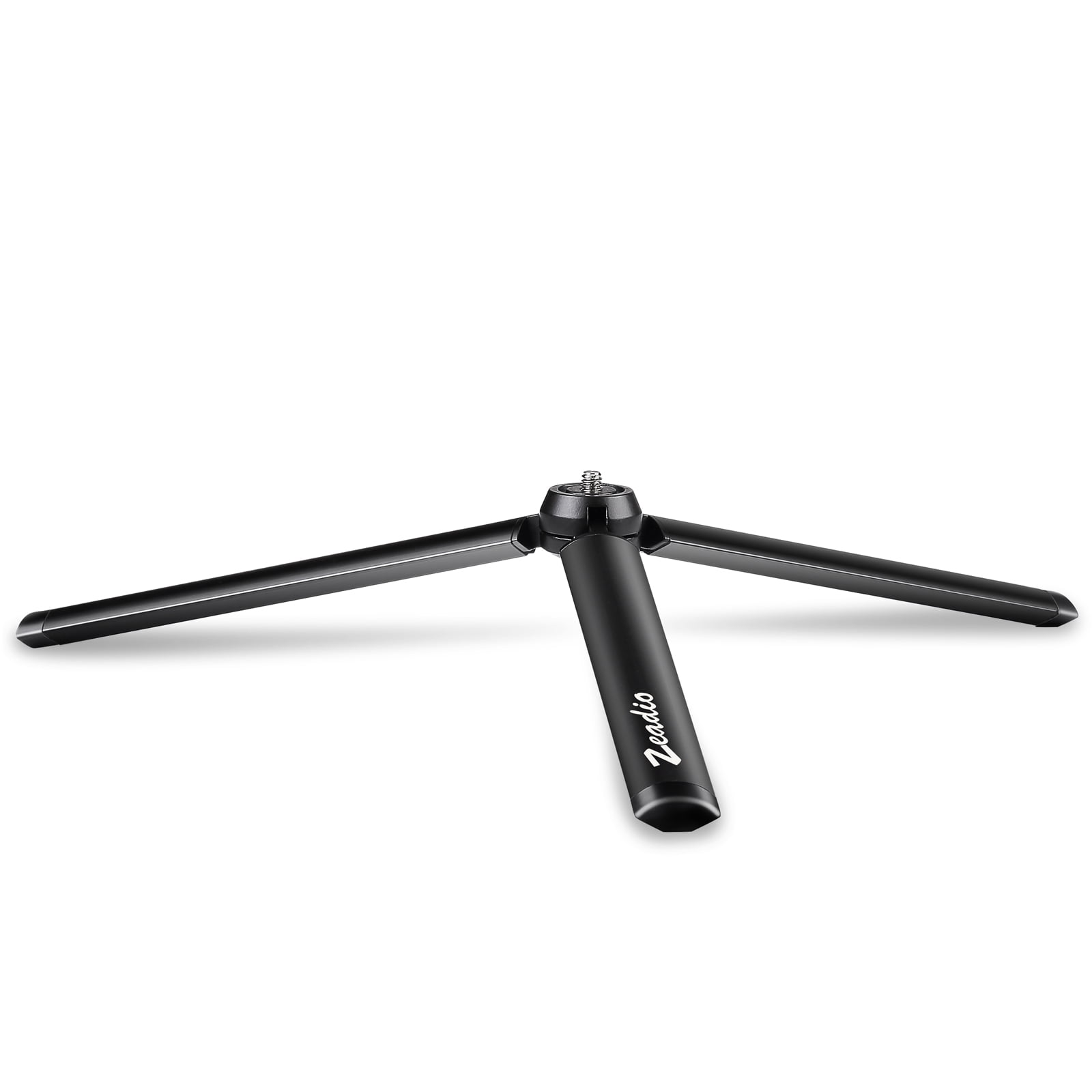 Zeadio Metal Mini Tripod, Desktop Tabletop Stand Tripod with 1/4 Inch ...