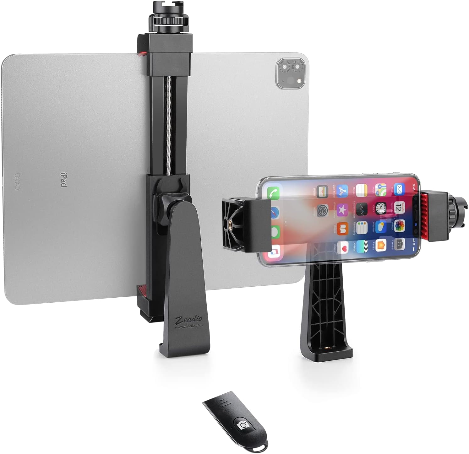 Zeadio Smartphone Tablet Tripod Mount Adapter, Tablet Cellphone Tripod ...