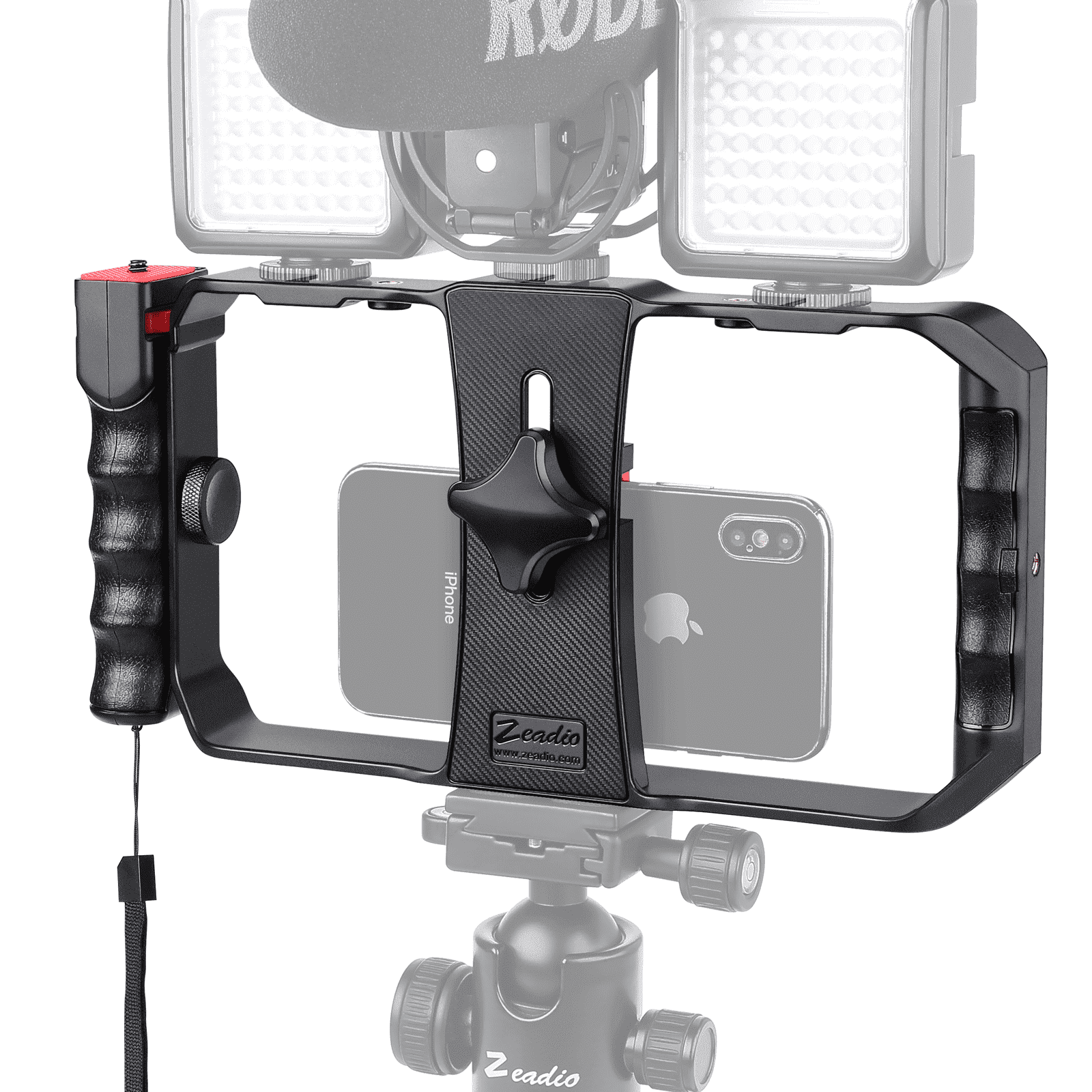 Zeadio Smartphone Video Cage Rig, Filmmaking Vlogging Case, Phone ...