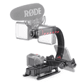 Zeadio Video Handheld Stabilizer with Triple Cold-Shoe Grip, Smartphone ...