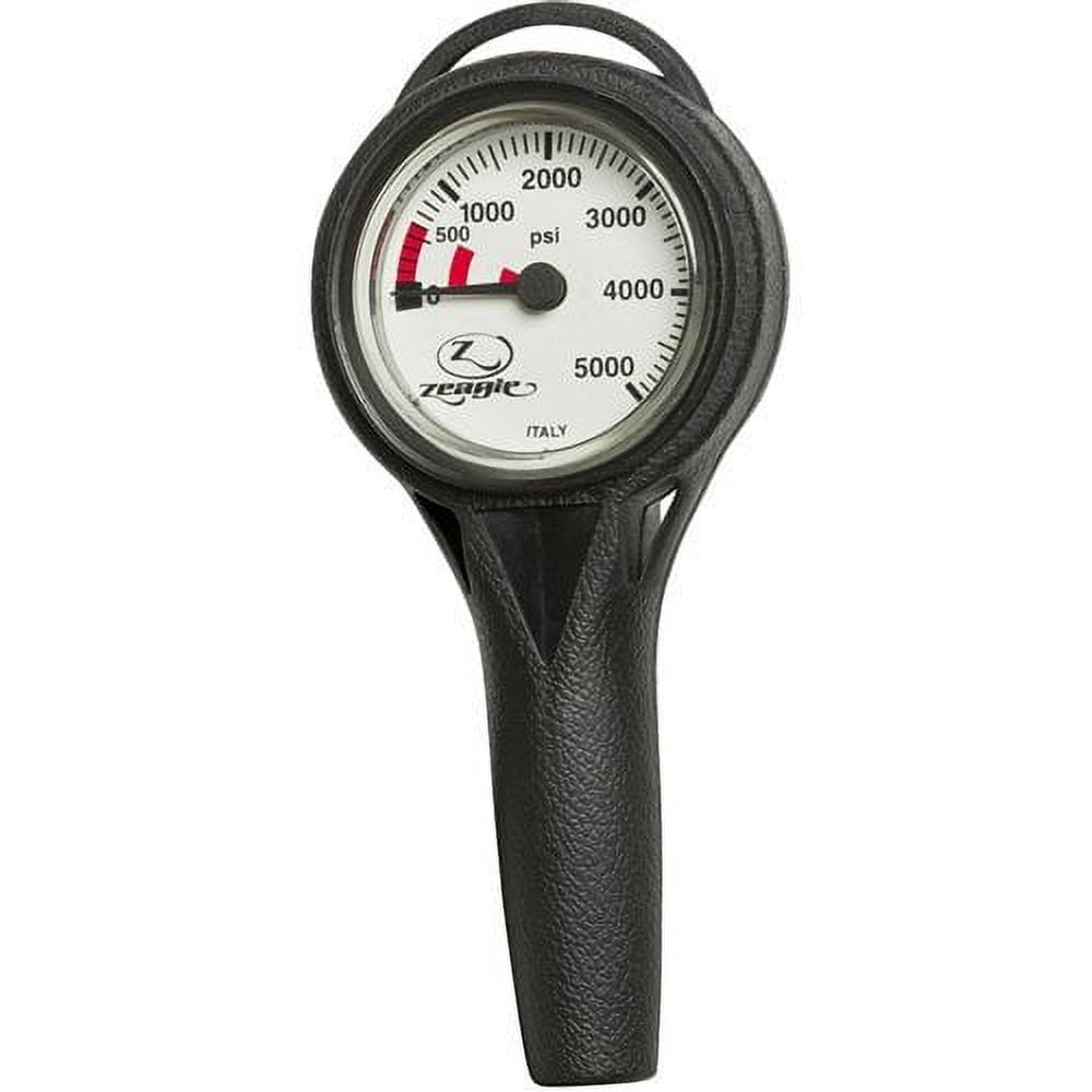 Zeagle Slimline Pressure Gauge Imperial, 32 (81.3cm) Hose by Zeagle ...