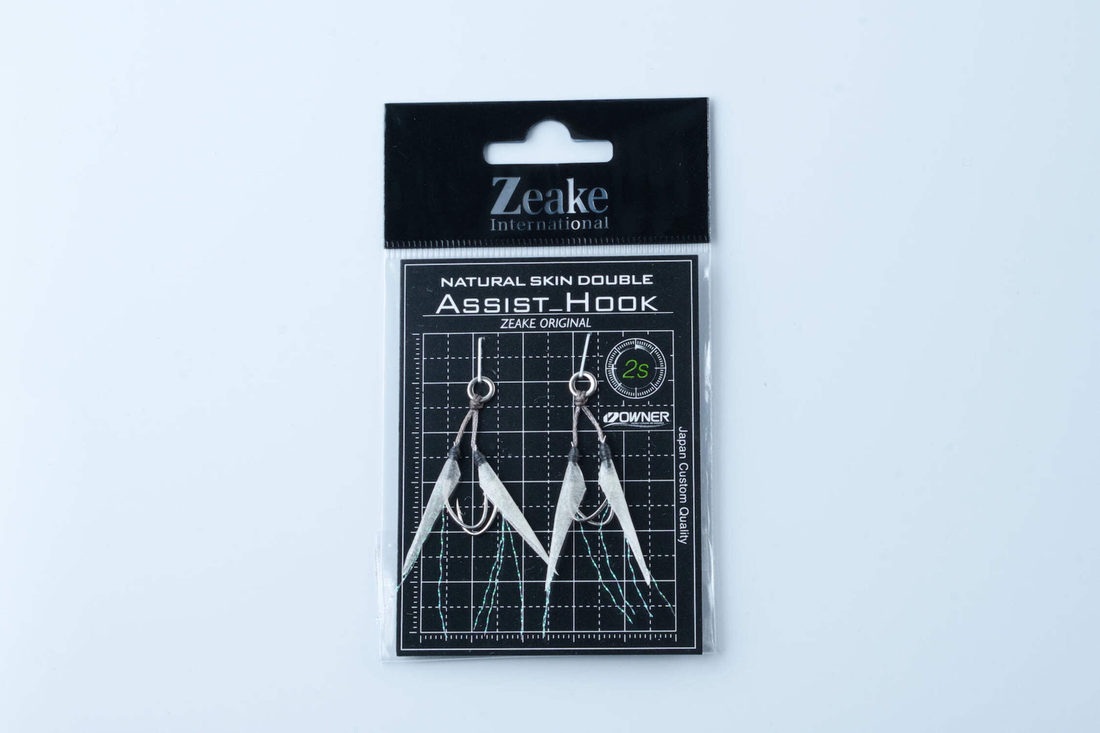 Zeake Original Natural Skin Double Assist Hook for Micro Jigging and ...