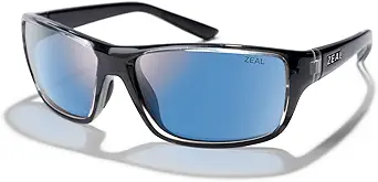 Zeal Optics Women's Alma Rectangular Sunglasses, Black Mirror/Polarized ...