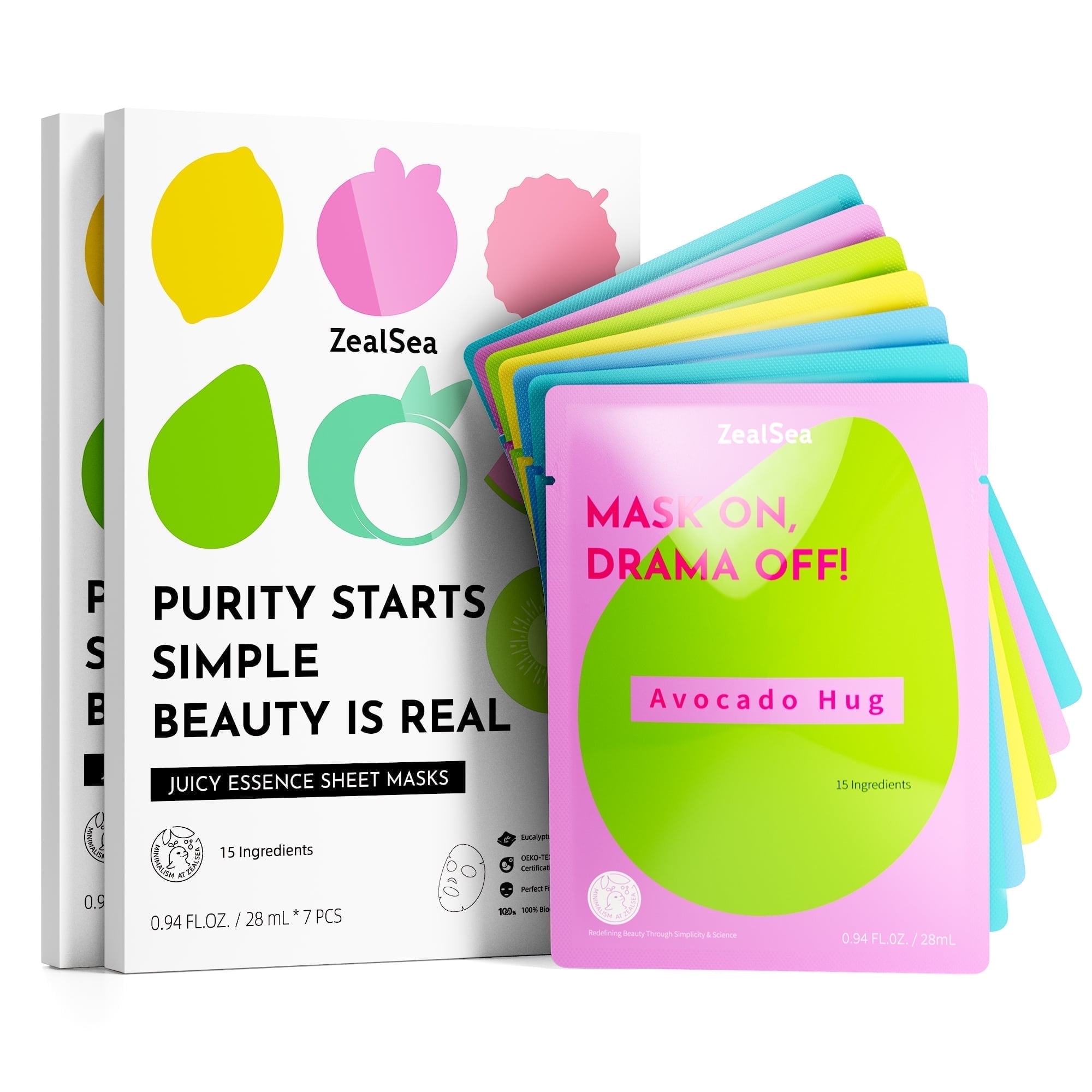 ZealSea Clean Beauty Face Masks Skincare, Minimalism 15 Ingredients ...