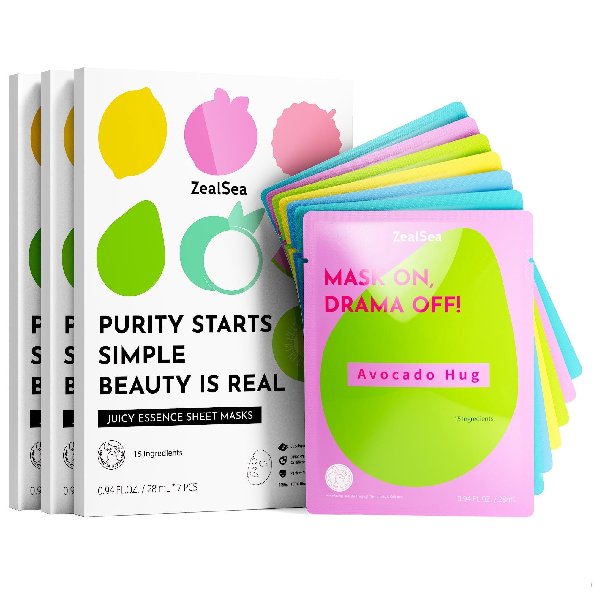 ZealSea Clean Beauty Face Masks Skincare, Minimalism 15 Ingredients ...