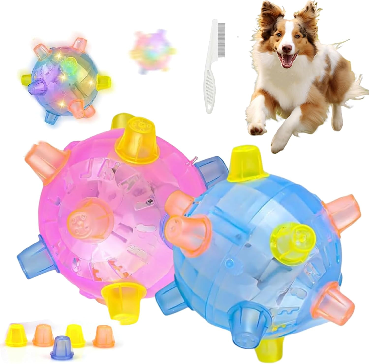 Zealburst Dog Toy, Zealburst Dog Ball, Jumping Activation Ball for Dogs ...