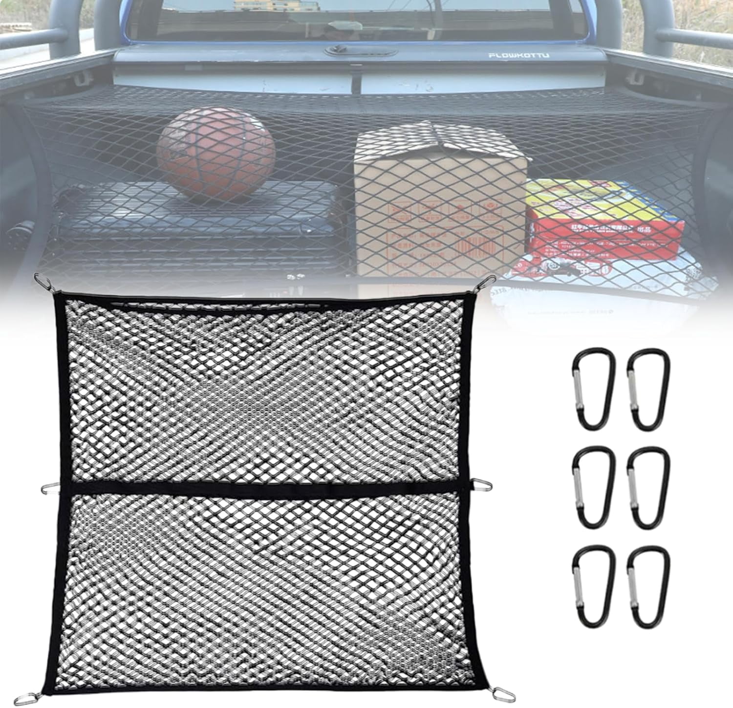 Zealburst Highly Elastic Cargo Net, Zealburst Cargo Net, Car Trunk Net ...