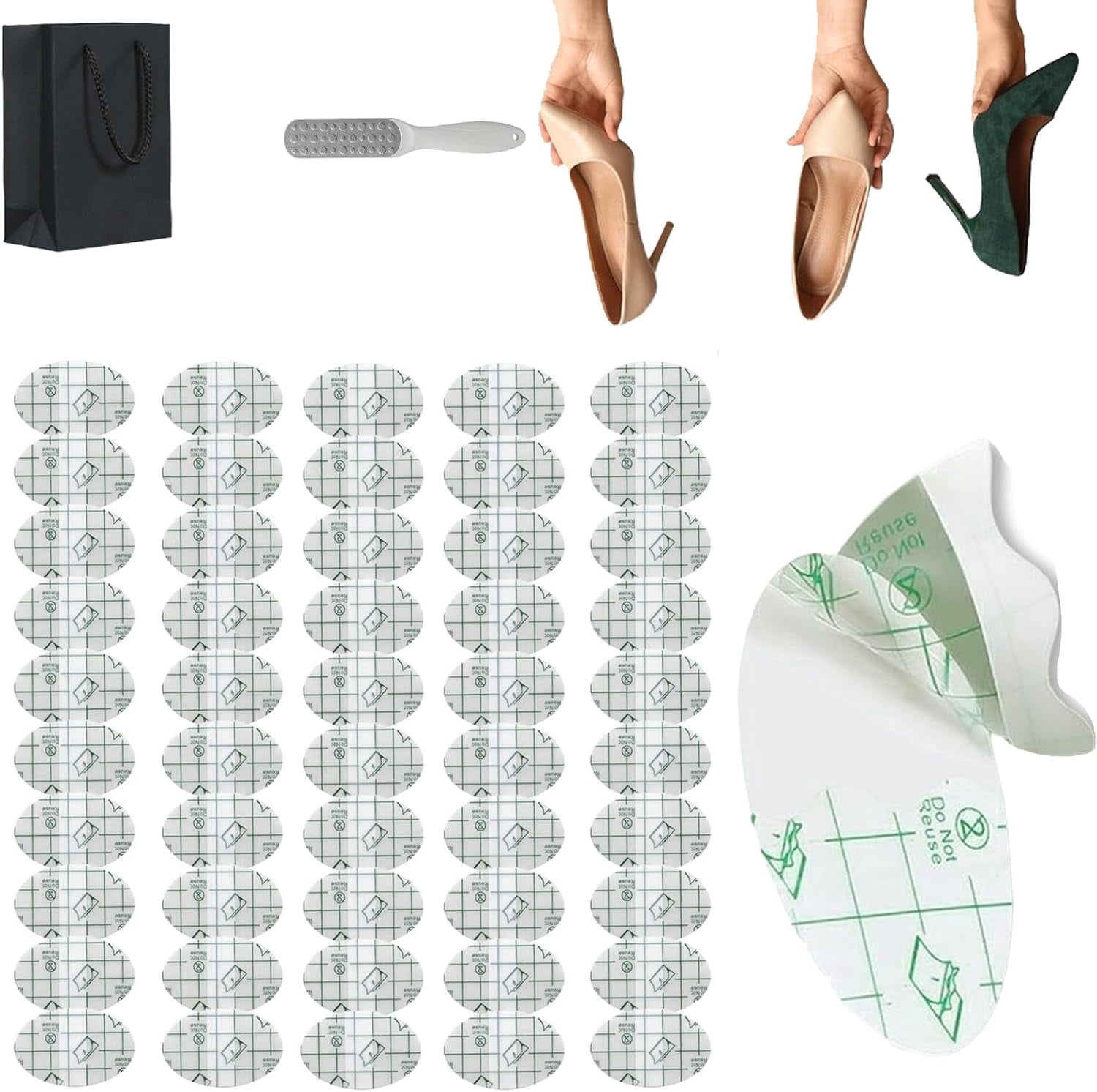 Zealburst Self Adhesive Invisible Heel Anti-Wear Sticker, Waterproof ...