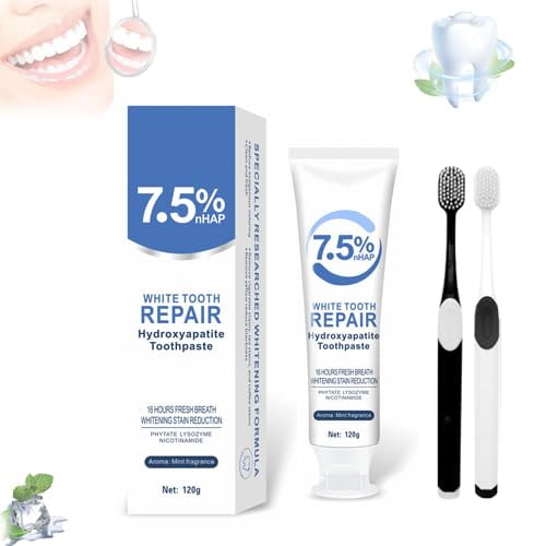 Zealburst Toothpaste, Zealburst Fluoride-Free Hydroxyapatite Teeth ...