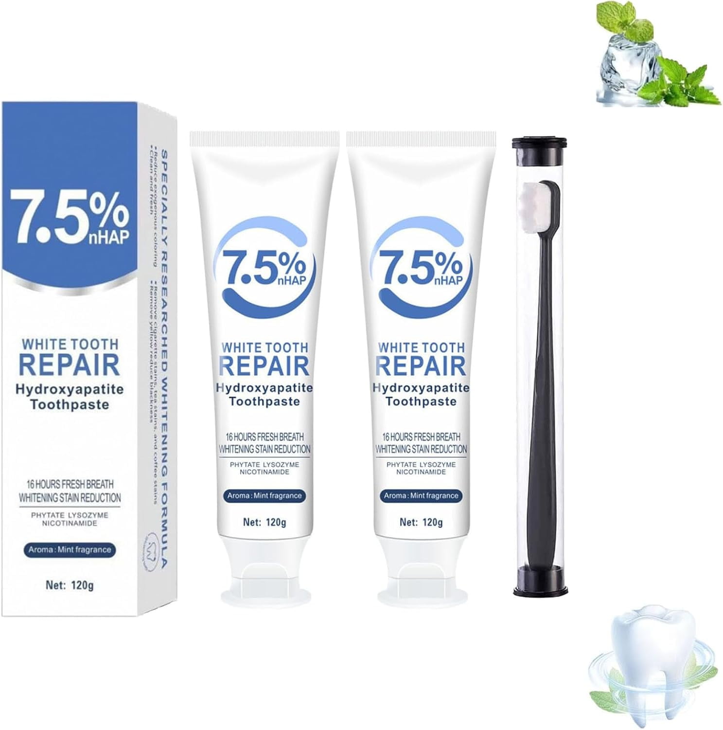 Zealburst Toothpaste, Zealburst Teeth Whitening, Niacinamide Whitening ...