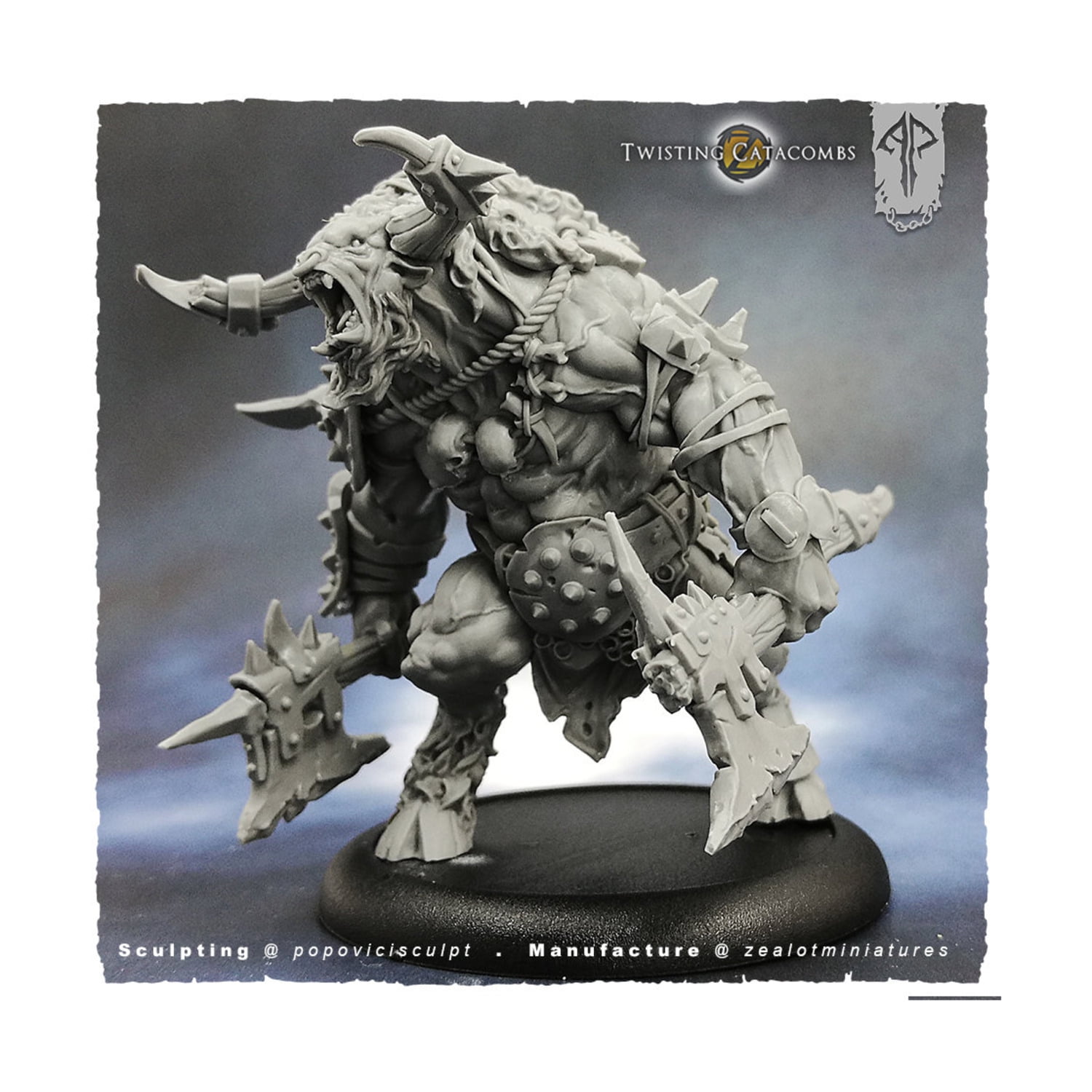 Zealot Miniatures Berserk Minotaur New - Walmart.com