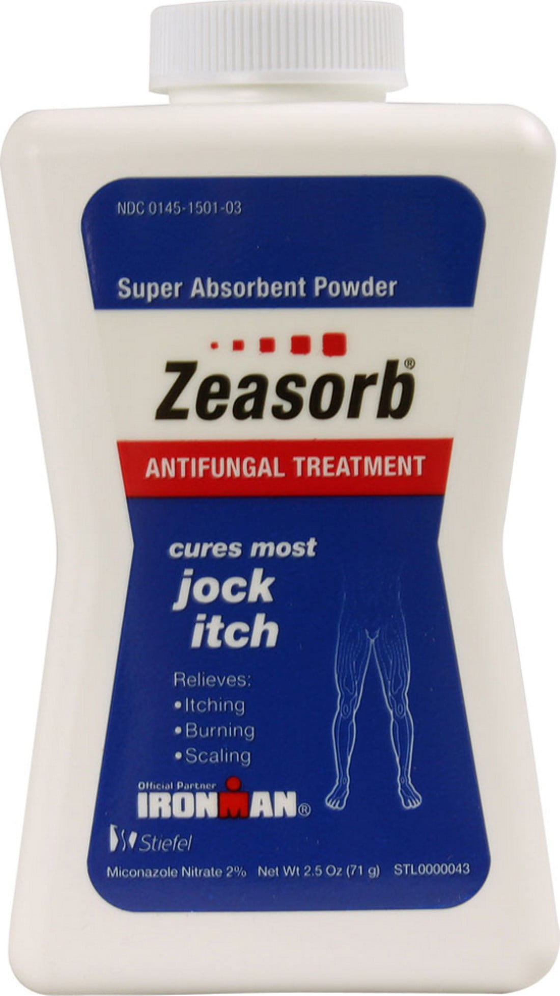 Zeasorb-AF Medicated Miconazole Antifungal Treatment Powder, Cures Jock ...