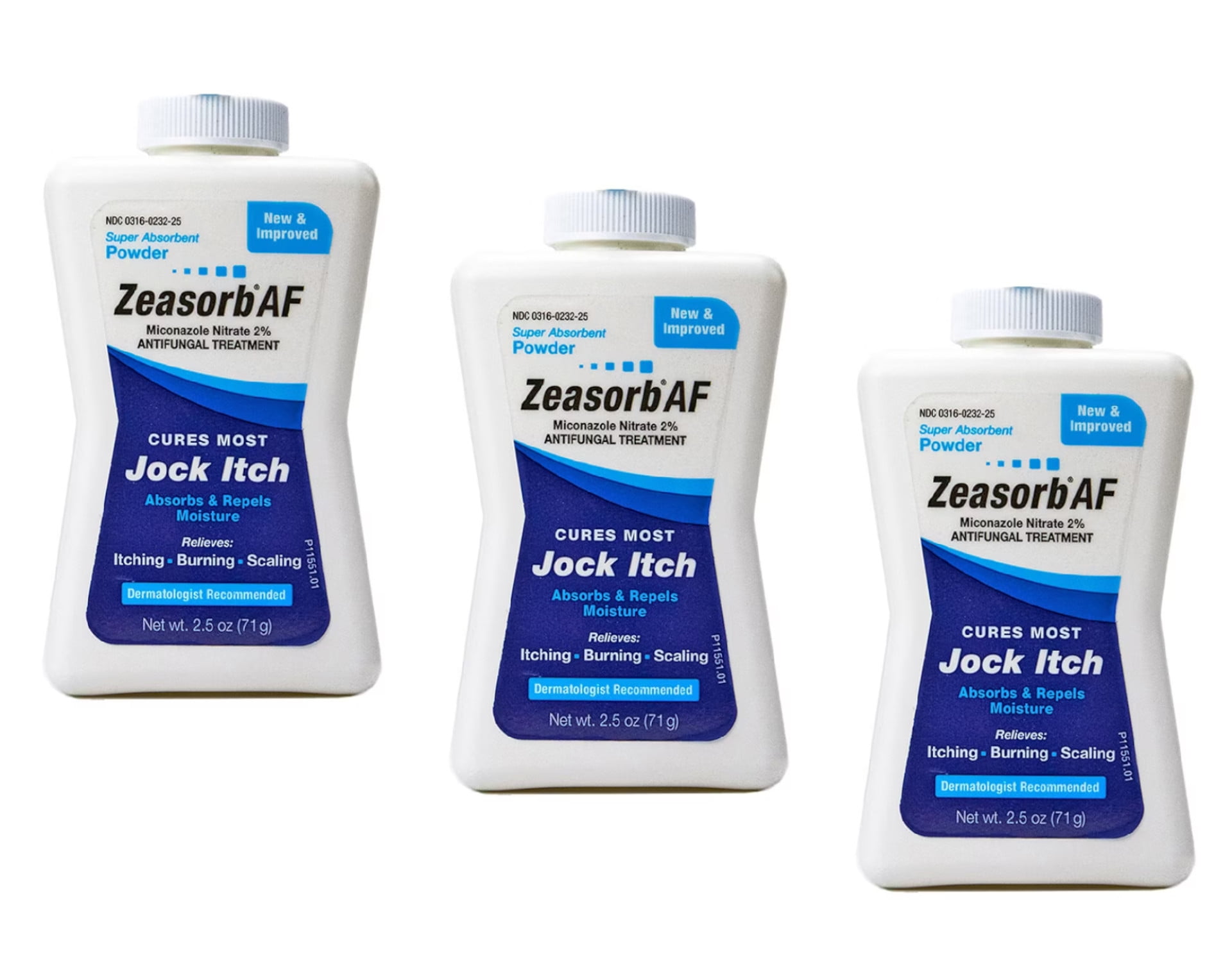 Zeasorb-AF Super Absorbent Antifungal Treatment Powder for Jock Itch 2. ...