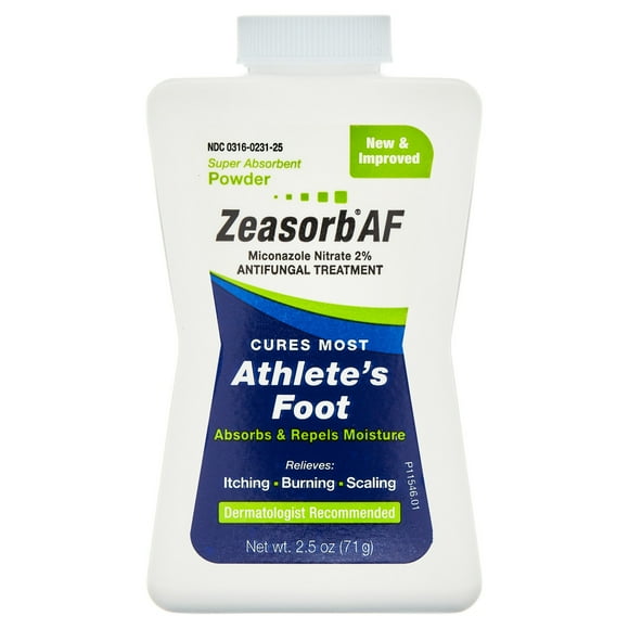 Zeasorb Anti-Fungal Athlete's Foot Super Absorbent Treatment Powder, 2.5 oz