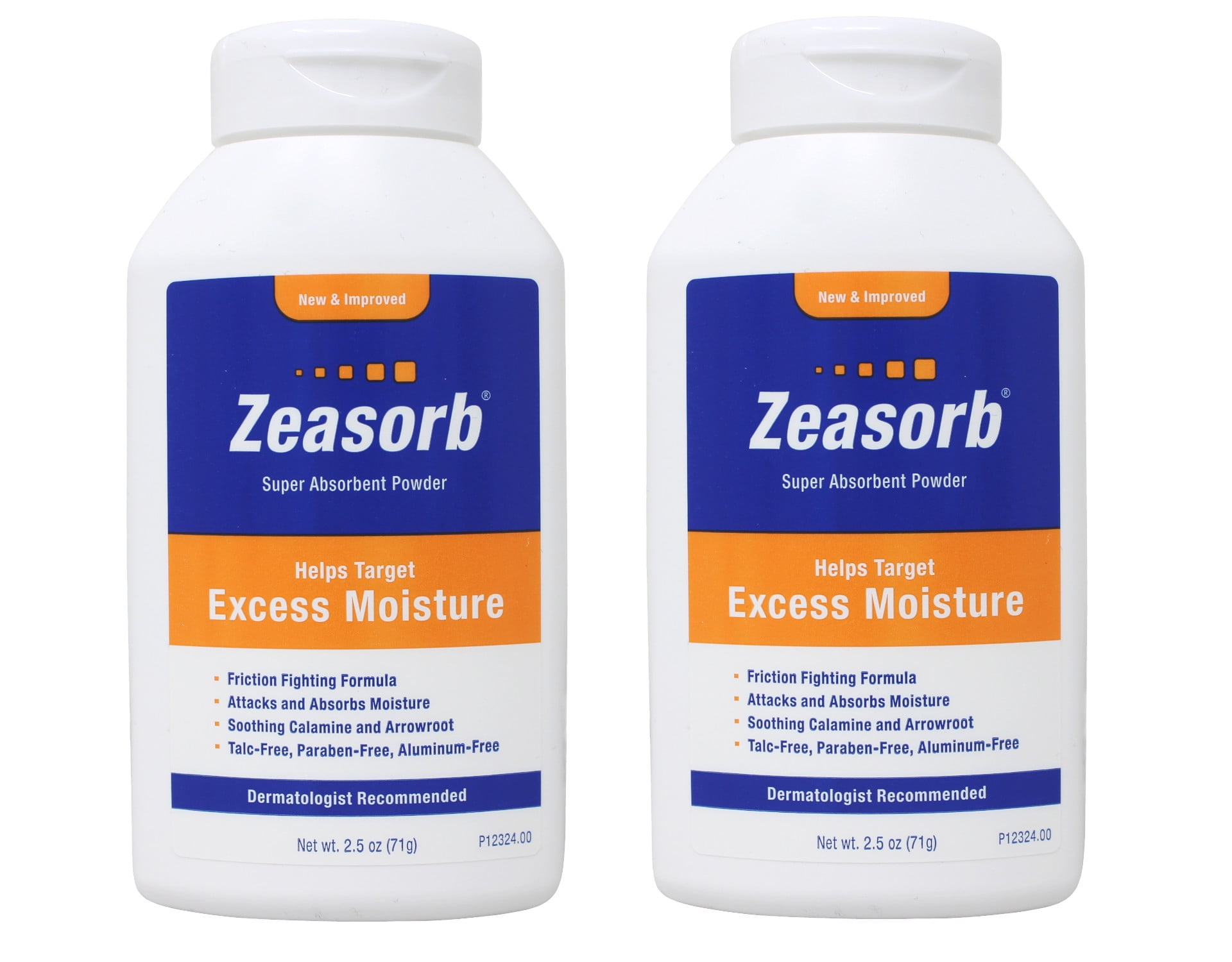 Zeasorb Prevention Super Absorbent Antifungal Foot Powder, 2.5 oz, 2 ...