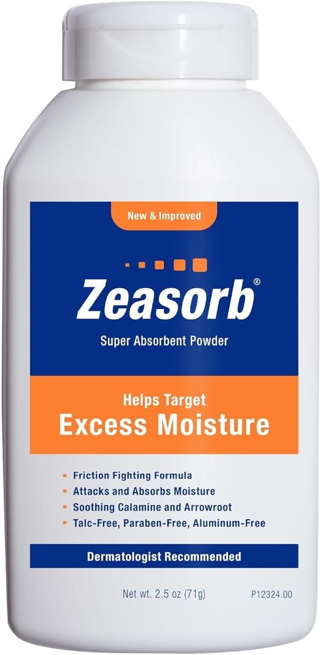 Zeasorb Super Absorbent Powder 2.50 oz (Pack of 10) - Walmart.com