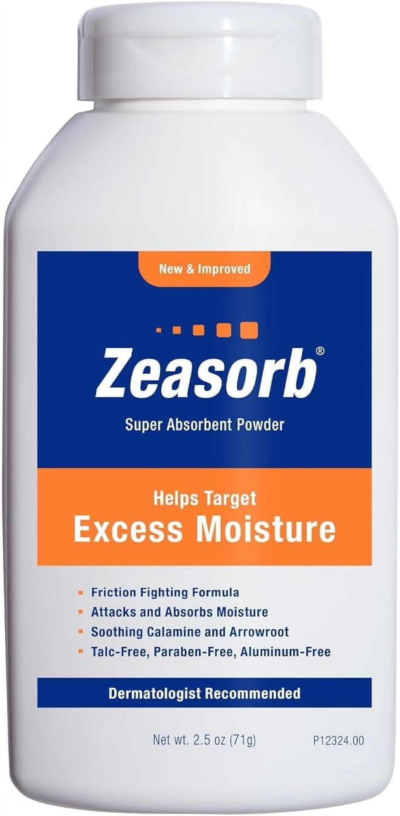 Zeasorb Super Absorbent Powder 2.50 oz (Pack of 10) - Walmart.com