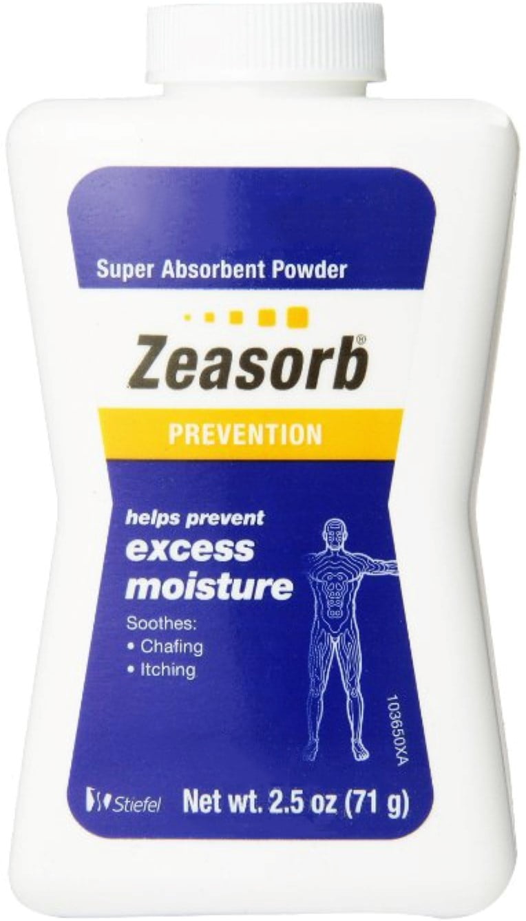 Zeasorb Super Absorbent Antifungal Talcum Powder for Athletic Feet, 2. ...