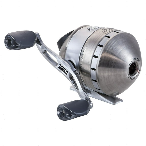 Zebco 33 Platinum Spincast Fishing Reel, 4.1:1 Gear Ratio, Closed Face ...