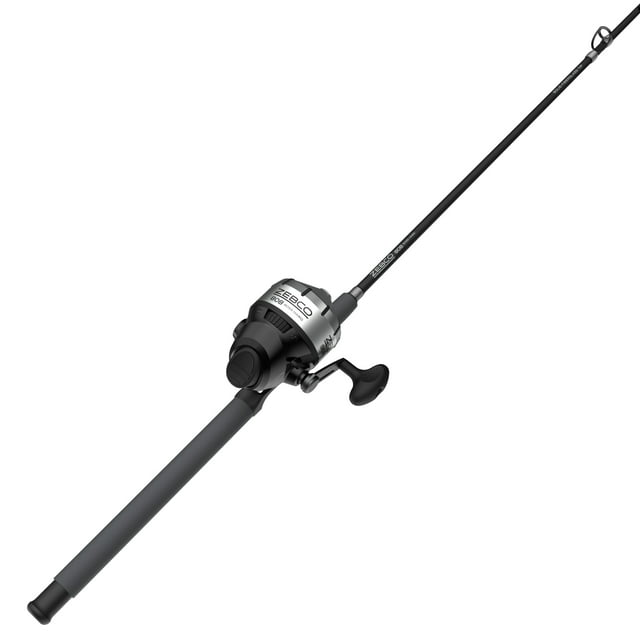 Zebco 808 Boss Hawg Spincast Reel and Fishing Rod Combo, 7-Foot 2-Piece ...