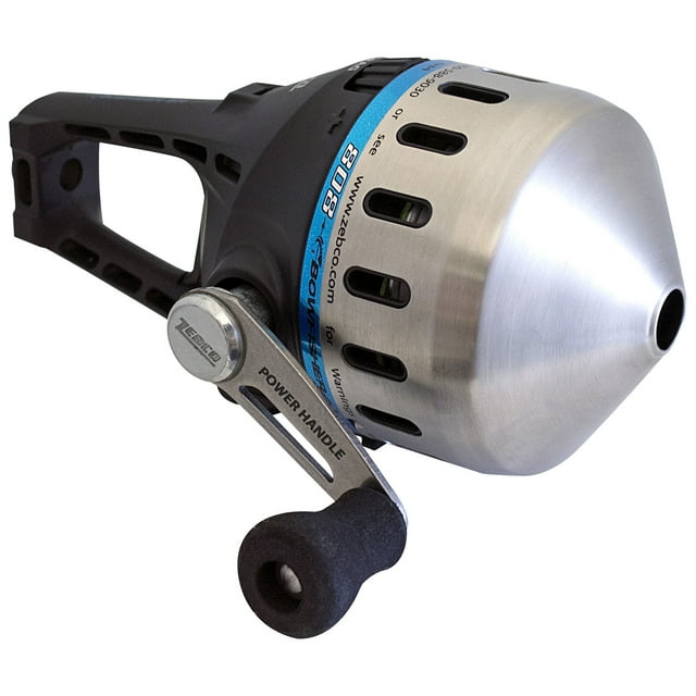 Zebco 808HD Bowfishing Reel with Safe Shoot Thumb Button and Braided ...