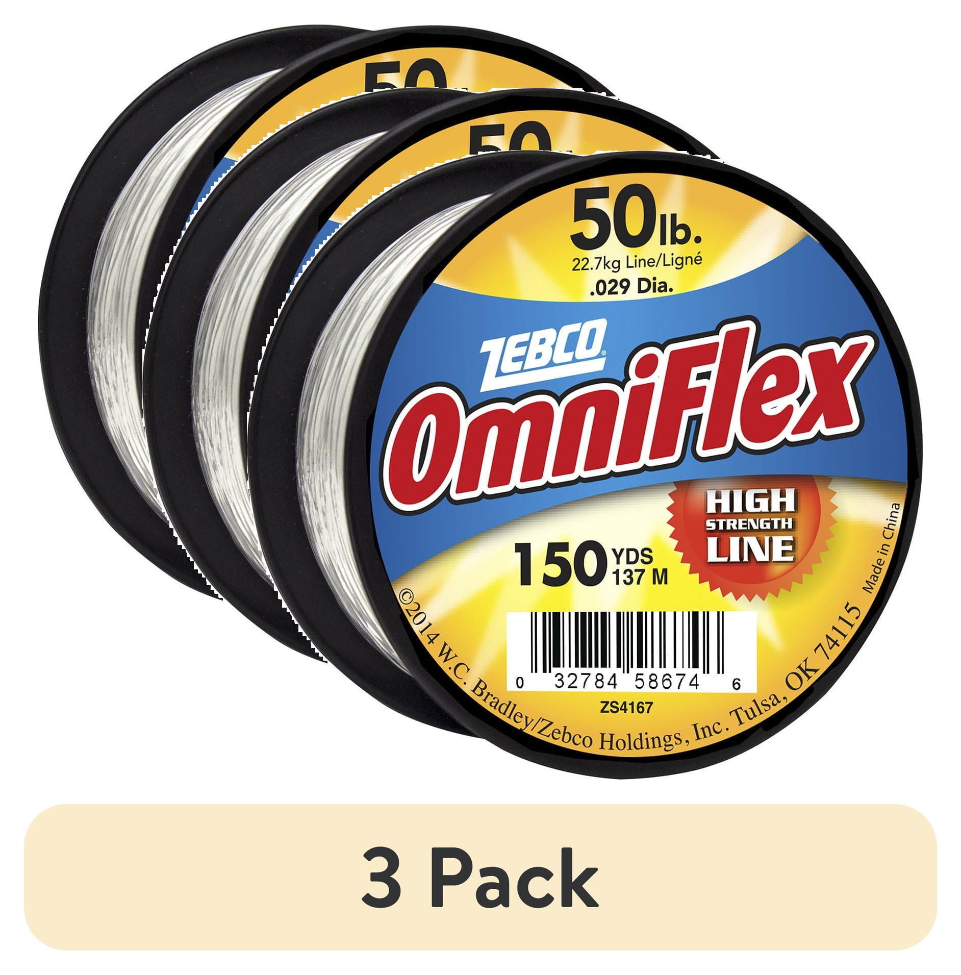 (3 pack) Zebco Omniflex Line - Walmart.com