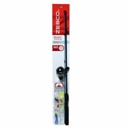 Shakespeare Mattel Barbie Kids Fishing Rod and Reel Combo, 2'6 ...