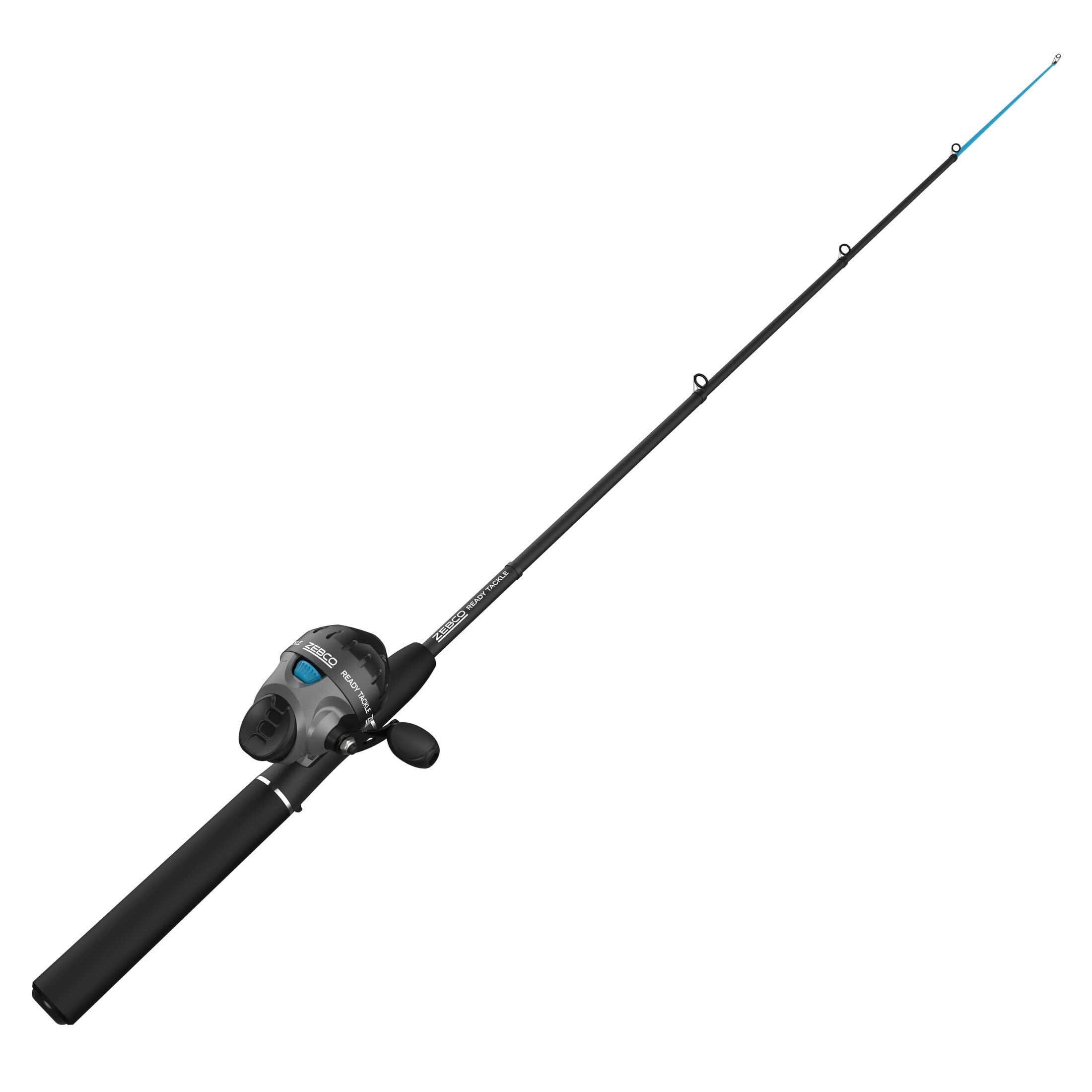 Zebco Ready Tackle Spincast Reel and Telescopic Fishing Rod Combo ...