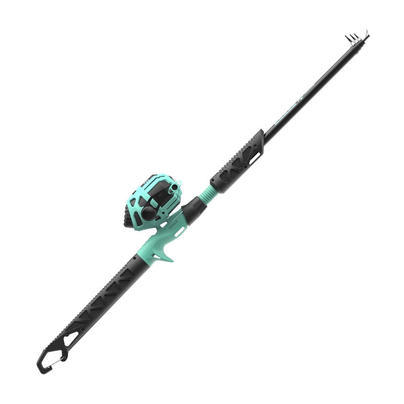 Zebco Roam Baitcast Reel and Fishing Rod Combo, 6-Foot 6-Inch 2-piece ...