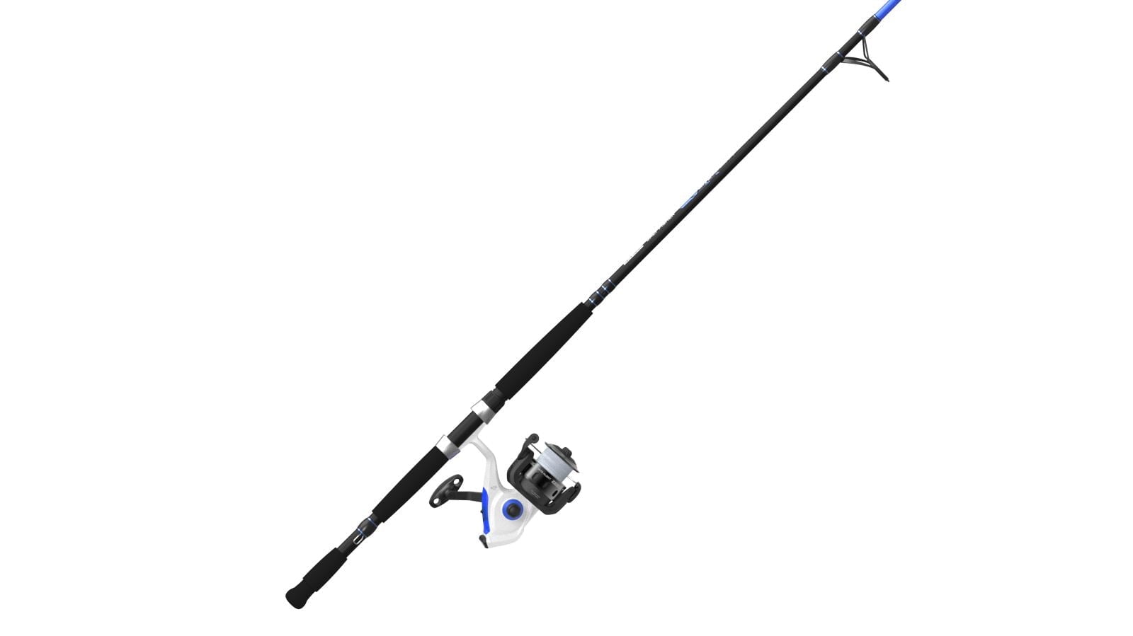 Zebco Salt Fisher Bite Alert Spinning Reel and Fishing Rod Combo, 7 ...