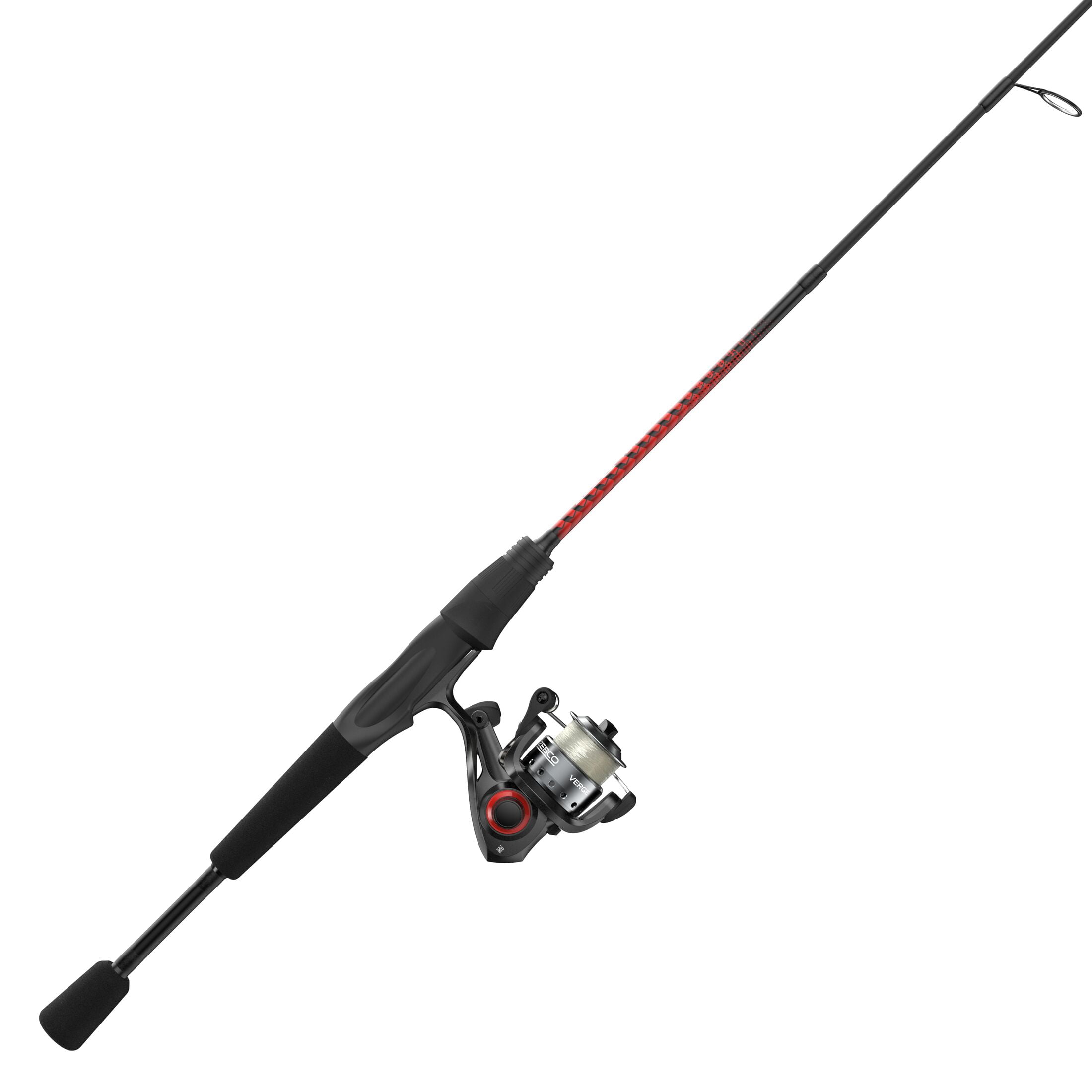 Zebco Verge Spinning Reel and Fishing Rod Combo, 5-Foot 6-Inch 2-Piece ...