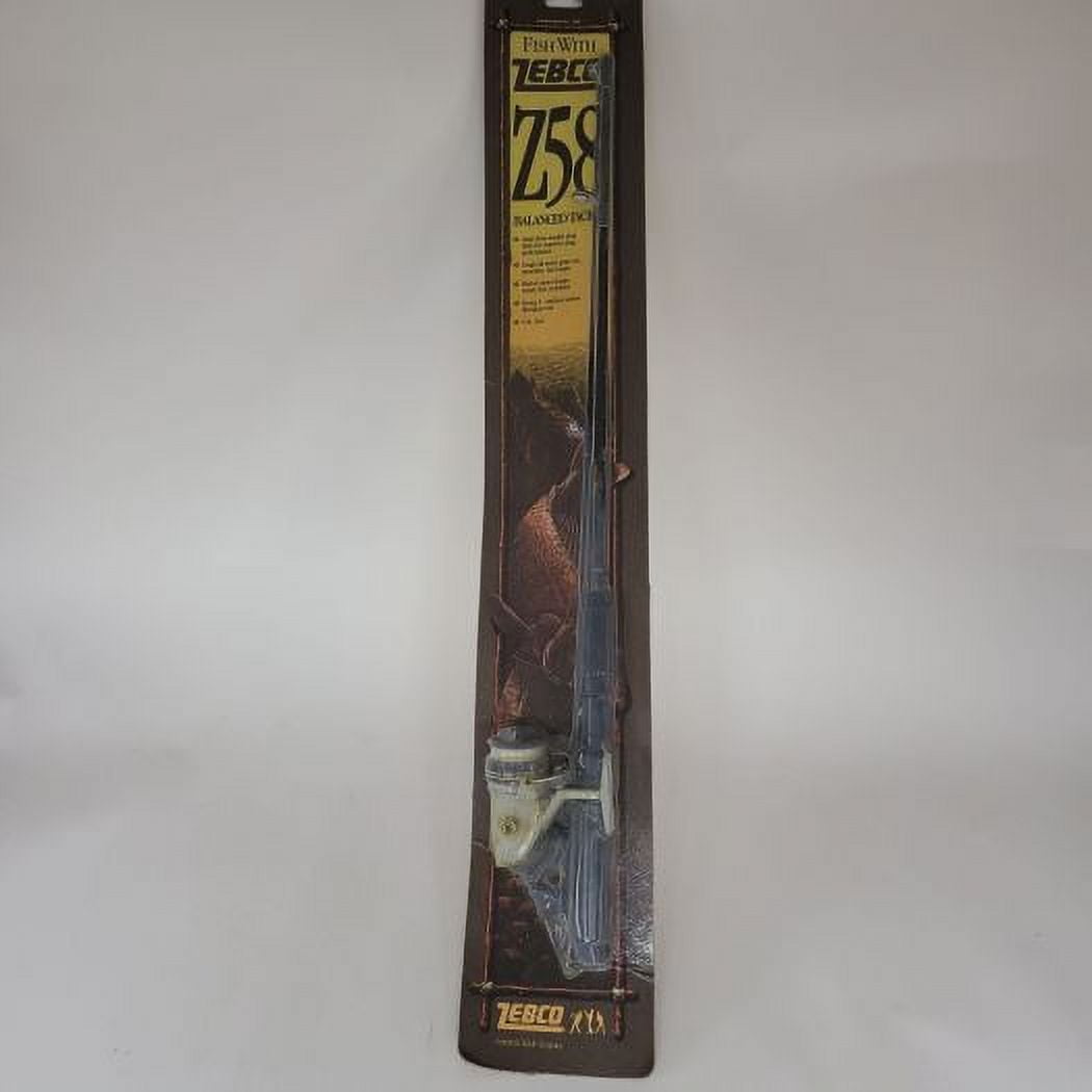 Zebco Z58 Balanced Tackle 5 Ft. Fiberglass 6 Lb. Line Fishing Rod ...