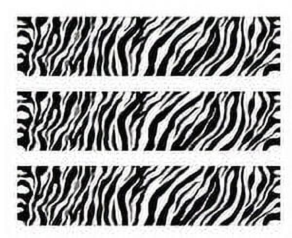 Zebra -1/4 (Quarter Sheet) Edible Border -1/4 (Quarter Sheet) Edible ...