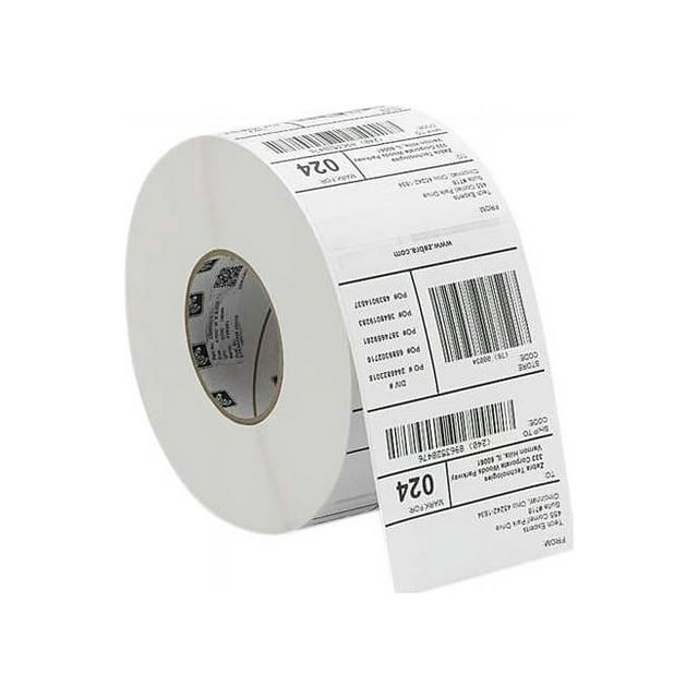 Zebra 10017522 4"x1" Z-Ultimate 2000T Labels - 1 Case (4 Rolls ...