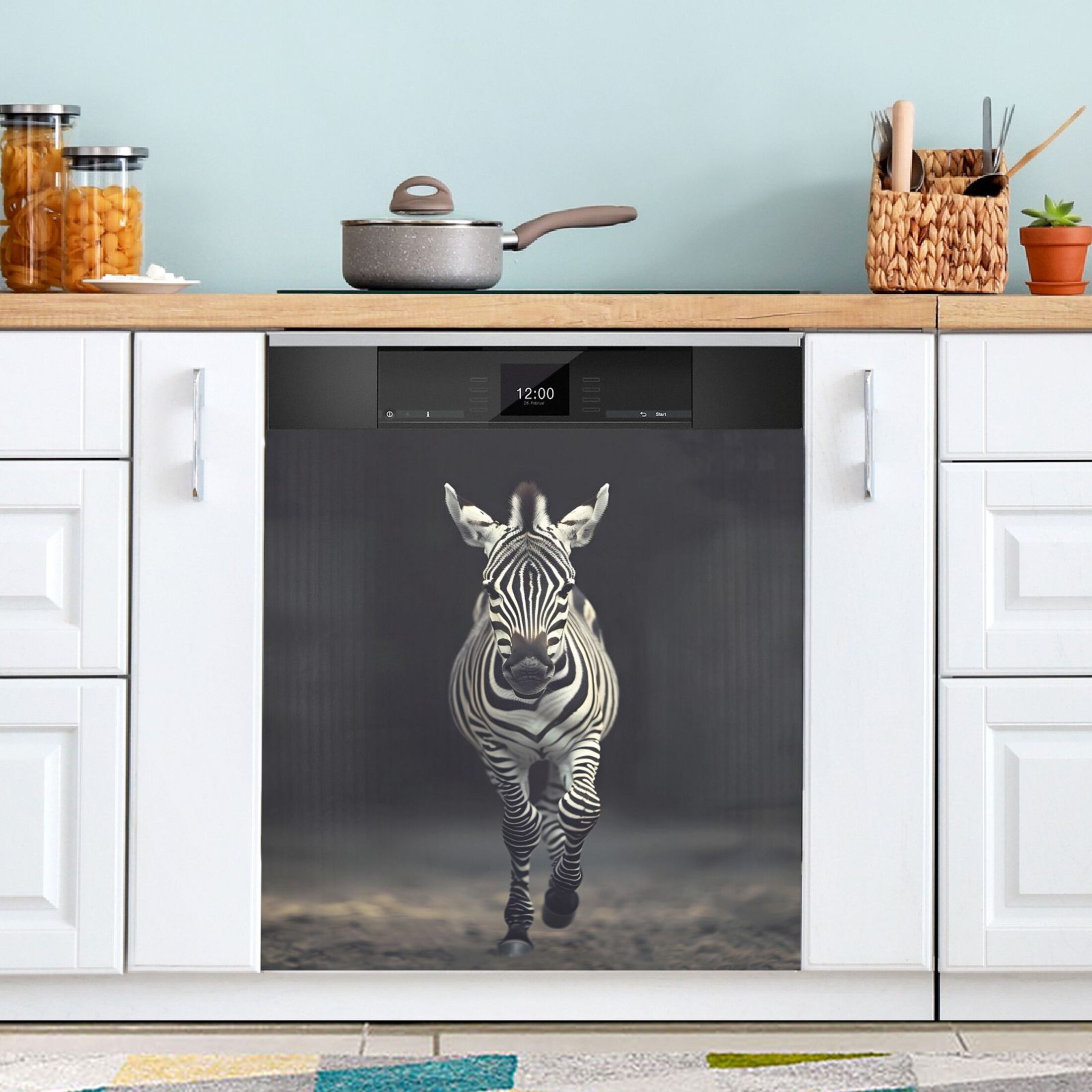 World Animals Family Reunion Monkey Bear Zebra Elephant Refrigerator ...
