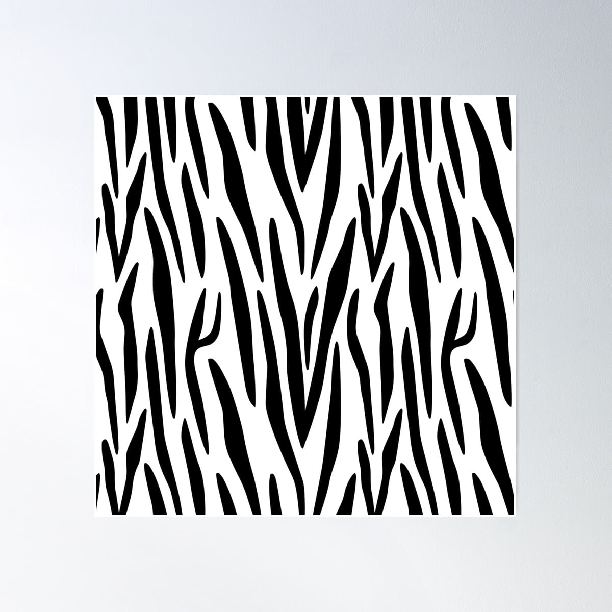 Zebra Animal Print Poster Wall Art, Modern Wall Decor For Living Room ...