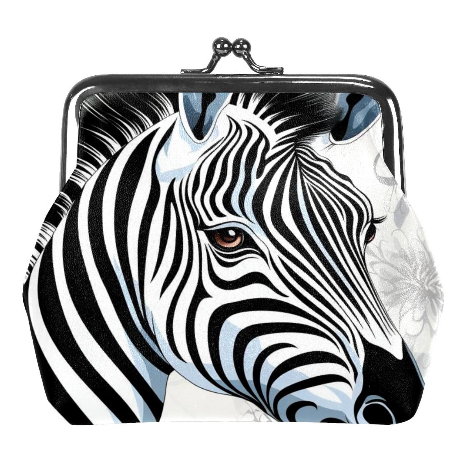 Zebra Buckle Coin Purse - Walmart.com