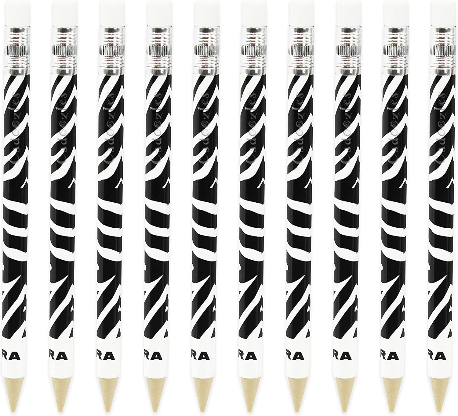 Zebra Cadoozle Mini Mechanical Pencil - 0.7mm Lead - Novelty Zebra ...