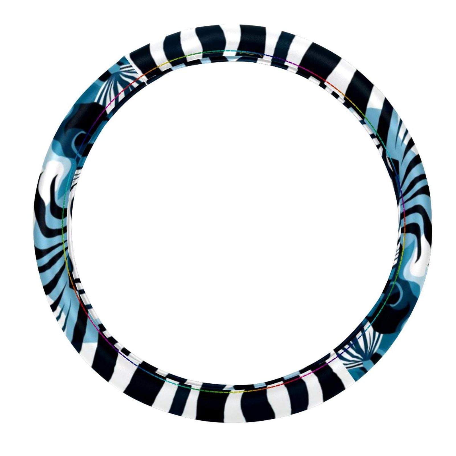 Zebra Car Wheel Cover, 14.5 Inch Printing PVC Leather Auto Accessories ...