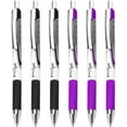 Zebra Classic Z-Grip Flight Ballpoint Pens - 1.2mm - Black and Violet ...