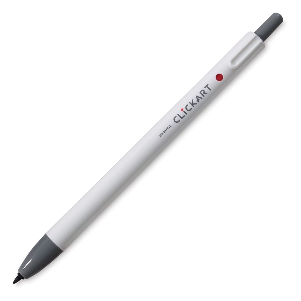 Zebra ClickArt Retractable Marker - Gray - Walmart.com
