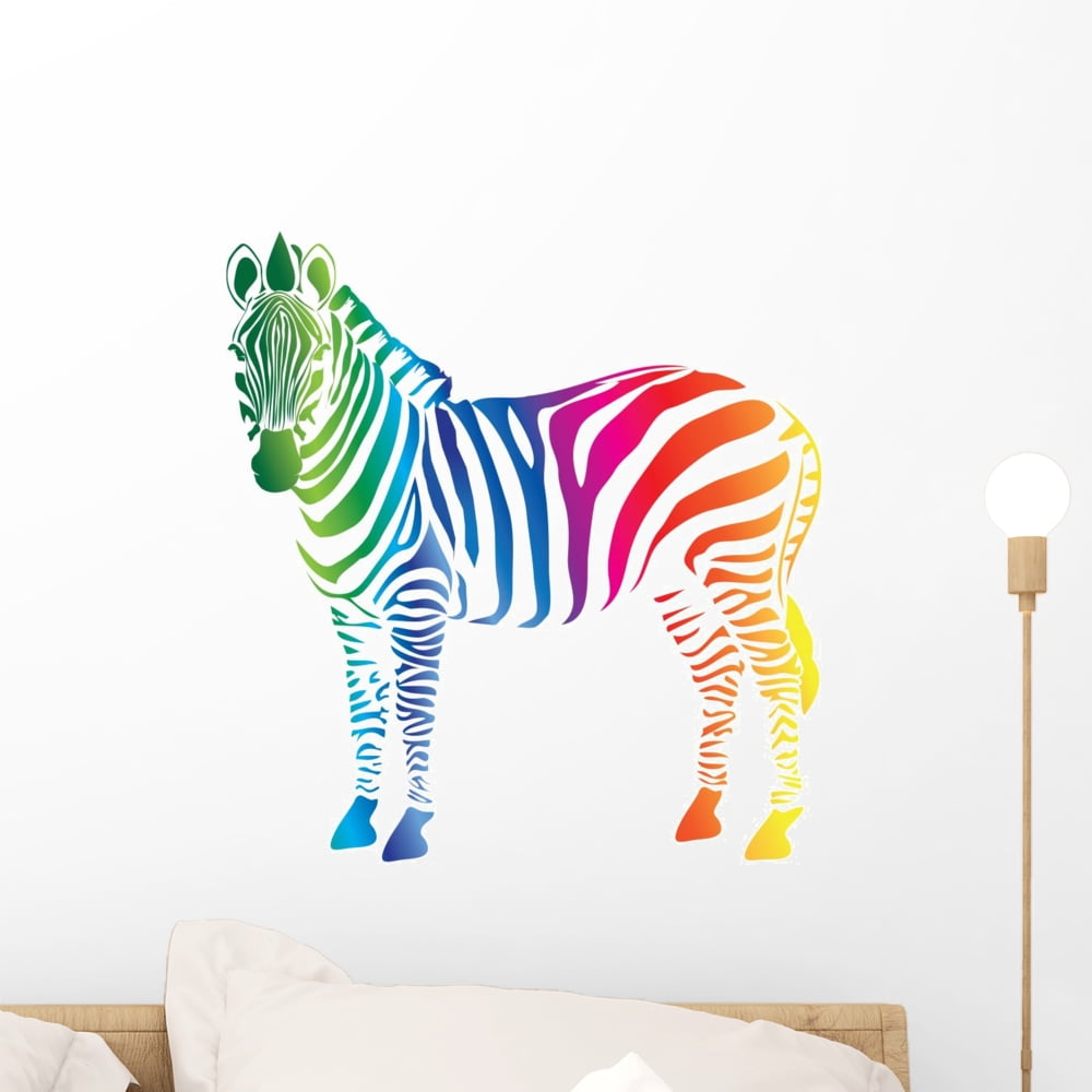 Zebra Color Palette by Wallmonkeys Peel and Stick Graphic (18 in H x 17 ...