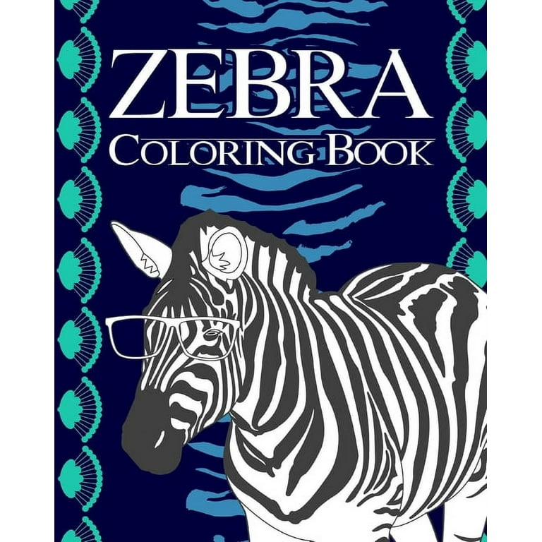 coloring pages of a zebra