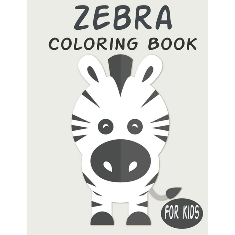 zebra coloring book pages