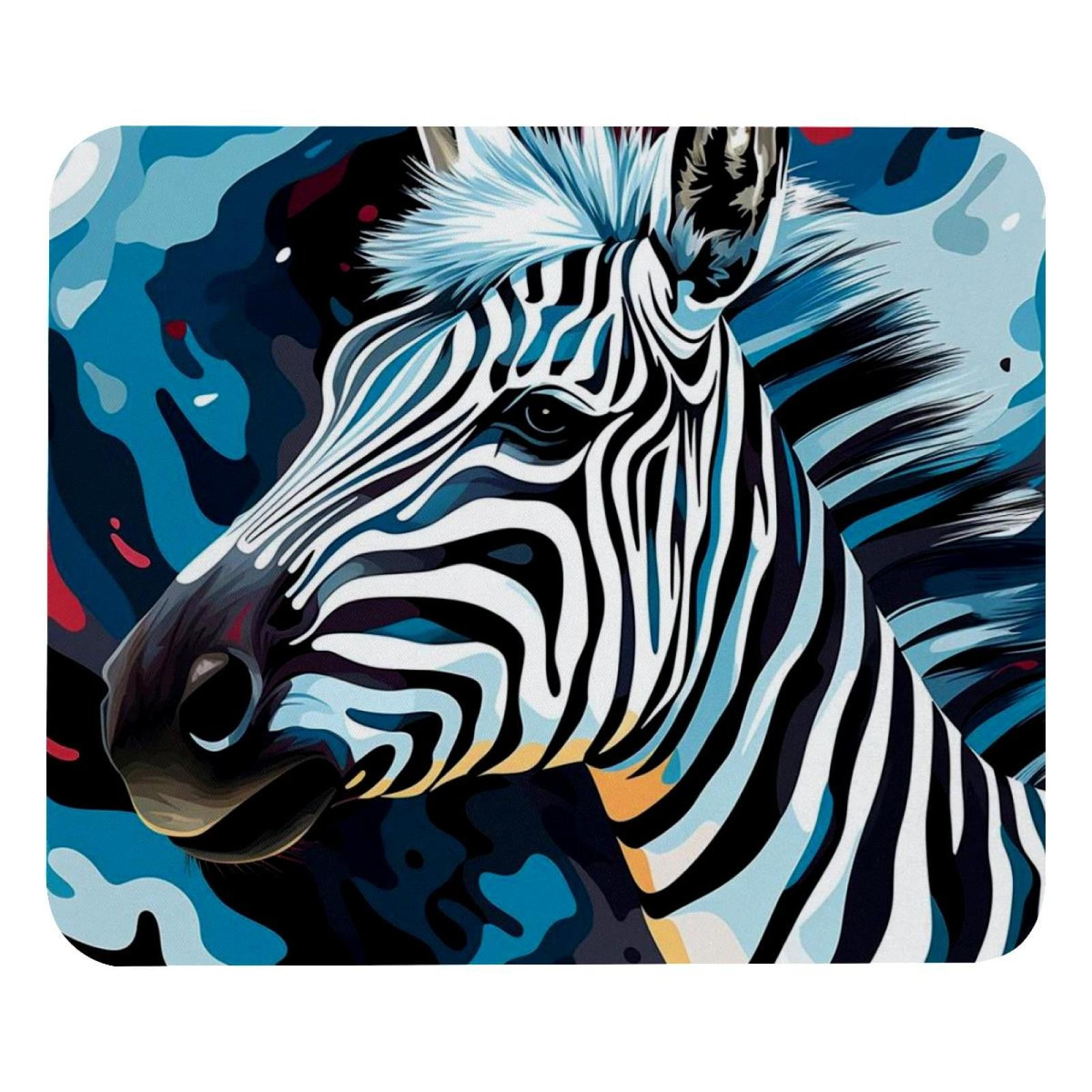 Zebra Computer Mouse Pad,Rubber Mouse Mat for Gaming, Office, Laptop ...
