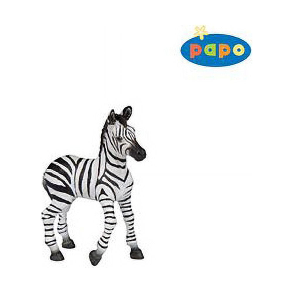 Papo Zebra Foal Figure, Multicolor - Walmart.com