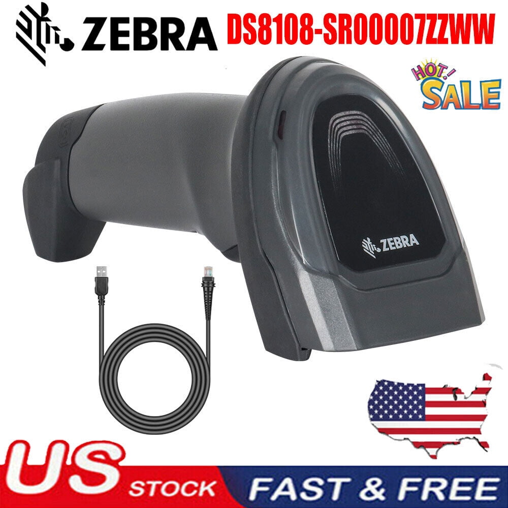 Zebra DS8108 Handheld 1D 2D Barcode Scanner With USB Cable DS8108 ...